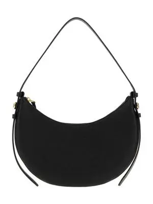 Tory Burch Romy Grained Leather Shoulder Bag - Black