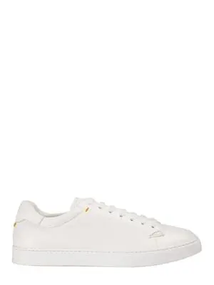 DOUCAL'S Low Top Leather Sneakers - White
