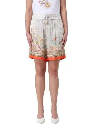 Just Cavalli Printed Shorts - Beige