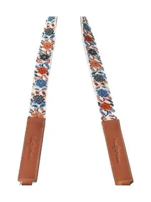 TIN MARIN Tin Marin Mai Woven Bag Strap Flowers With Leather