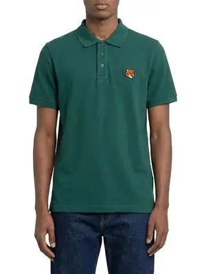 Maison Kitsuné Polo Shirt Men Green