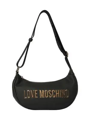 Moschino Logo Crossbody Bag - Black