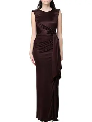 Elisabetta Franchi Sleeveless Draped Top - Dark