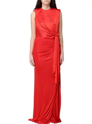 Elisabetta Franchi Sleeveless Draped Top - Red
