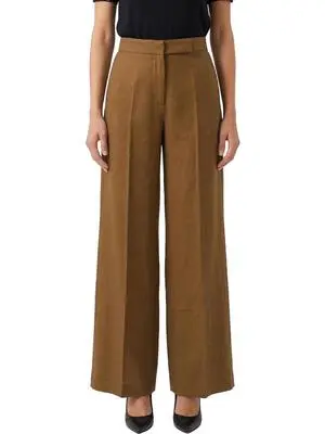 Max Mara Max Mara Tailored Wide-Leg Trousers Brown