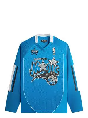 Kith For Nba All-star Orlando Magic Samuel 'voyage' Shirt - Blue