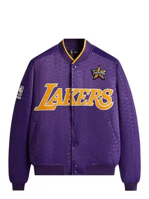 Kith Nba All-star Los Angeles Lakers Bomber Jacket - Purple