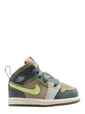 JORDAN 1 Mid Se Td Sneakers - Brown