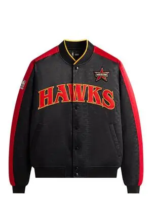 Kith Nba All-star Atlanta Hawks Bomber Jacket - Black