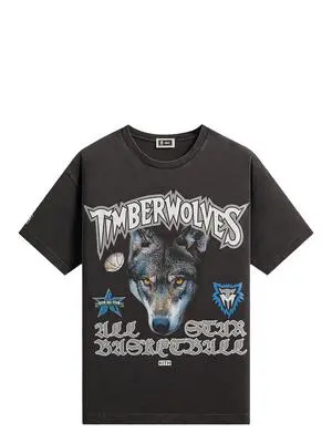 Kith For Nba All-star Minnesota Timberwolves Vintage Tee - Black