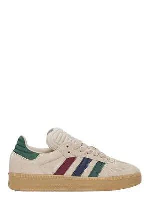 Adidas Samba Xlg 'beige Green Burgundy - Brown