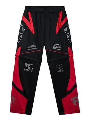 REVENGE Racer Patch Convertible Pant - Black