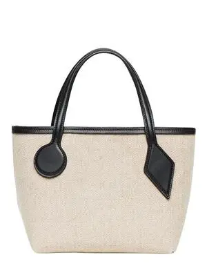 LIFFNER Micro Canvas Tote - Beige