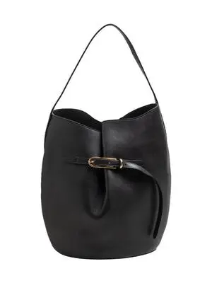 LIFFNER Belted Bucket Bag - Black