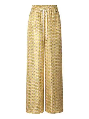 Bogner Emmy Silk Trousers - Yellow/cream