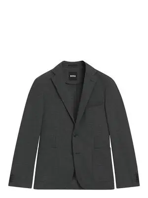 BOSS Performance Slim Fit Blazer - Silver