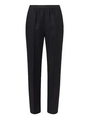 MAISON MARGIELA Pleated Straight-leg Wool Trousers - Black