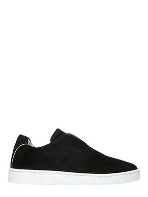 AURELIEN Aurélien Suede Trainers - Black