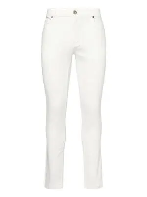 Eleventy Tapered-leg Denim Jeans - White