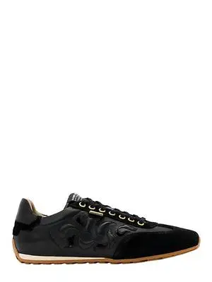 ALLSAINTS Liam Western Leather Trainers - Black