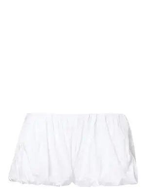 Gimaguas Oni Double-layer Cotton Shorts - White