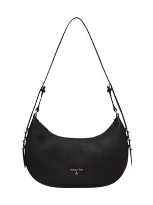 Patrizia Pepe Rings Shoulder Bag - Black