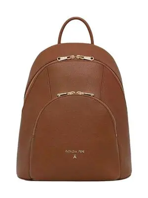 Patrizia Pepe Zipped Backpack - Brown