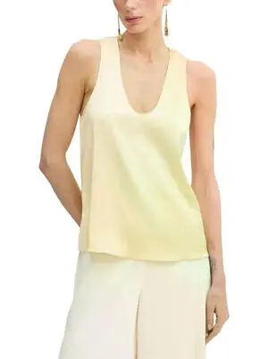 Patrizia Pepe V-neck Blouse - Yellow