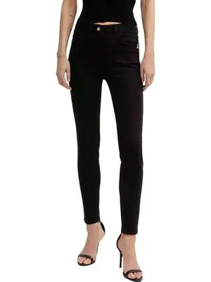 Patrizia Pepe Buttoned Jeans - Black