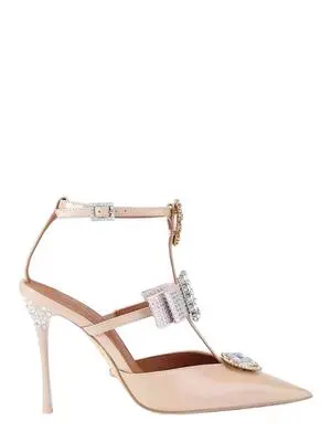 Kurt Geiger Bow Point Gladiator Embellished Pumps - Pink