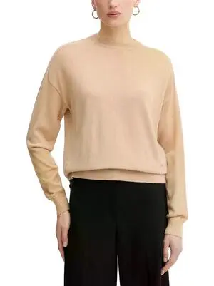 Armani Exchange Textured Split-back Sweater - Neutrals