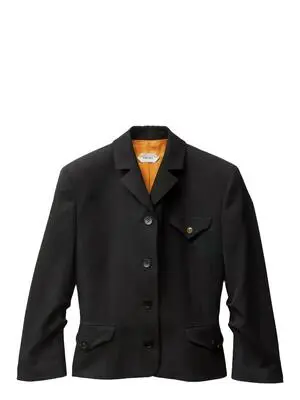 Versace Flap-pocket Jacket - Black