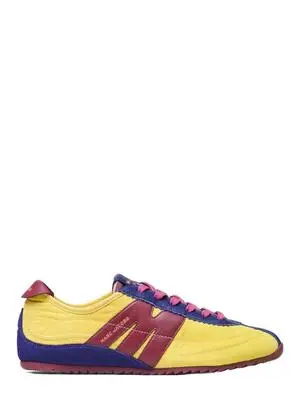 Marc Jacobs The 400 Bleecker Lace-Up Sneakers Yellow