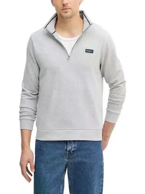 HACKETT Half-zip Sweatshirt - Grey