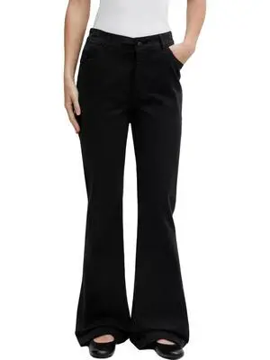 Hugo Flared Trousers - Black