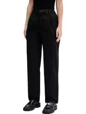 Hugo Pleated Trousers - Black