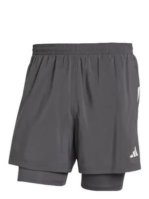 Adidas Own The Run Climacool 2in1 5pocket Shorts - Grey Six
