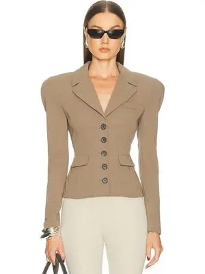 Magda Butrym Tailored Blazer - Beige