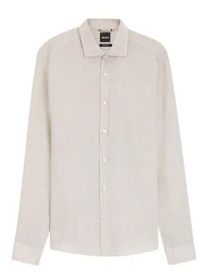 BOSS Linen Regular-fit Shirt - Beige