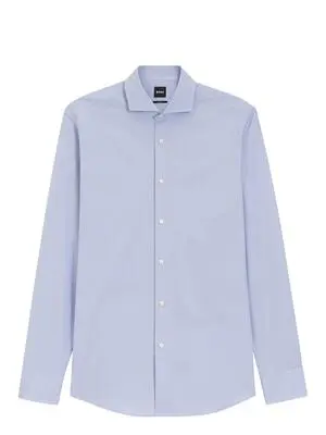 BOSS Cotton Slim-fit Shirt - Purple