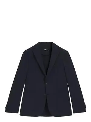 BOSS Wool-blend Blazer - Blue
