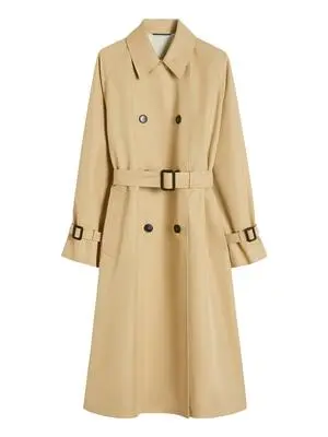 Max Mara Gabardine Reversible Trench Coat - Beige