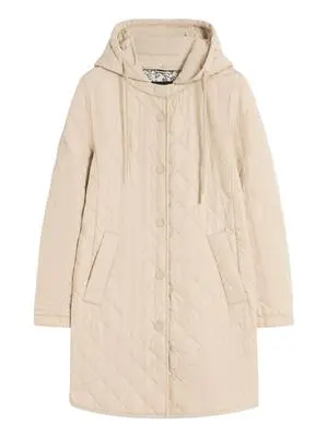 Max Mara Water-repellent Quilted Parka - Beige