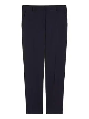Max Mara Ankle-length Cigarette Trousers - Blue