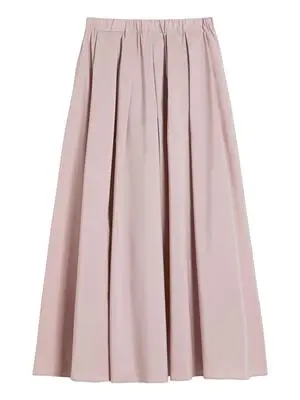 Max Mara Taffeta Maxi Skirt - Pink