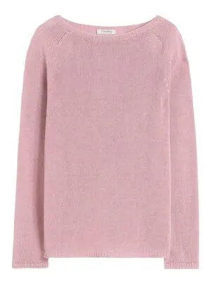 Max Mara Linen Giolino Sweater - Pink