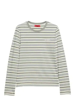 Max & Co. Cotton Striped T-shirt - Green