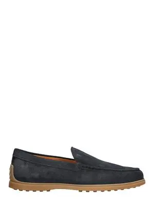 TOD'S Suede Gommino Loafers - Navy