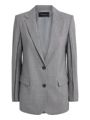 Fabiana Filippi Embellished Single-breasted Blazer - Grey
