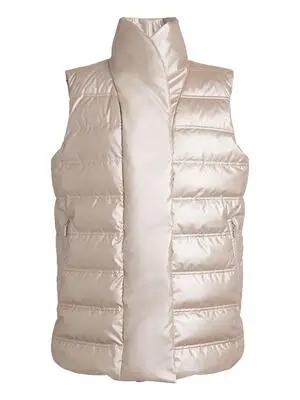 Lafayette 148 New York Down Reversible Gilet - Grey